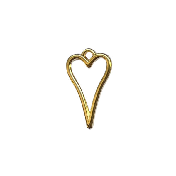 Charm Open Heart gold | BEADIES – Beadies