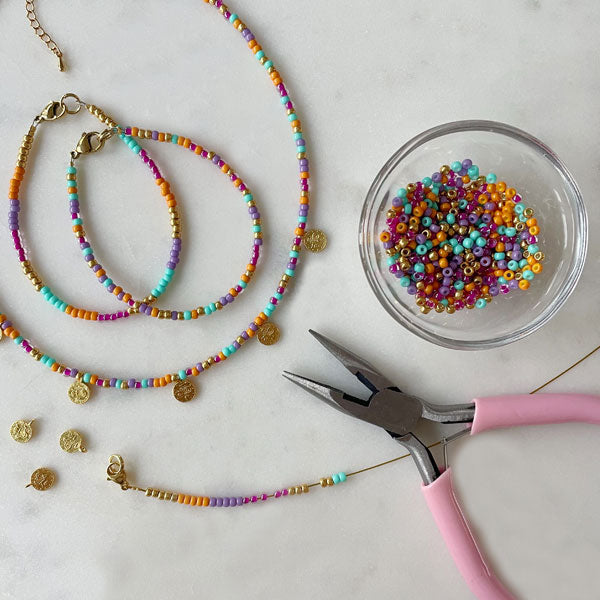 DIY pakket Ketting en armbandje maken | BEADIES – Beadies