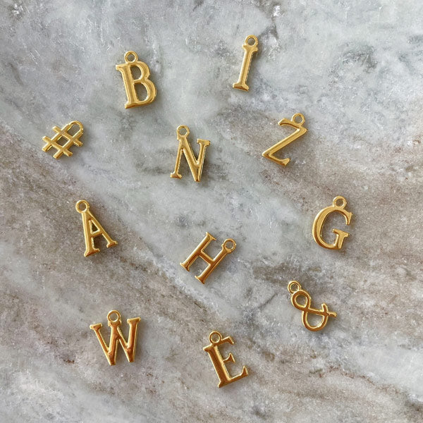 Bedel Letter Initiaal goud | BEADIES – Beadies