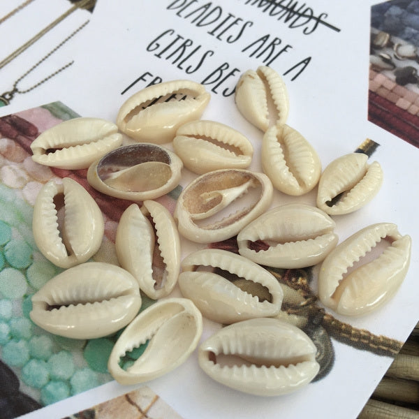 Kauri schelpje beige – Beadies