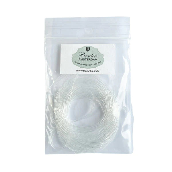 Metal wire 5 meters Gray silver – Beadies